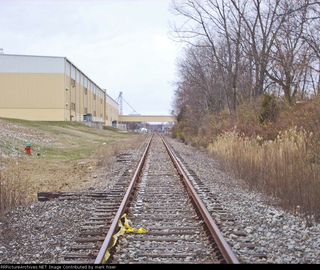 Eastern end of the Leesburg passing siding